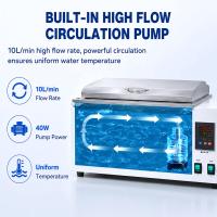 China 1500W Digital Thermostatic Water Bath 27L High Flow Circulation Heating Tank for Lab Reagent Heating and Boiling Sterilization for sale