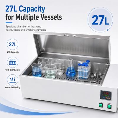 China Cenlee Lab Digital Display Water Bath 220V 50Hz 1500W Constant Temperature Bath 27L Circulation Pump for Biochemical Experiment for sale