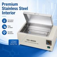 China Cenlee HH-W600 Digital Thermostatic Water Bath 1500W PID Control Stainless Steel for Lab Distillation Drying Sample Heating for sale