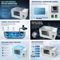 China Cenlee Laboratory Thermostatic Water Bath 304 Stainless Steel Digital LED RT+5-100C Circulating Bath for Chemical Pharma Lab for sale