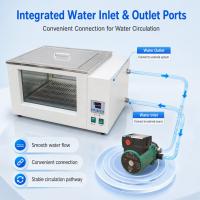 China Cenlee Thermostatic Water Bath Dual View LED Stainless Steel Circulating Bath for Distillation Drying Sample Incubation Lab for sale