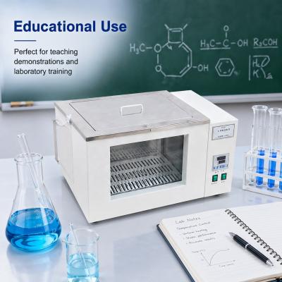 China Cenlee Thermostatic Water Bath with Circulating Pump 304 Stainless Steel LED Display RT+5-100C for School Chemistry Teaching Lab for sale