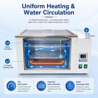 China Cenlee Thermostatic Water Bath with Circulating Pump 304 Stainless Steel LED Display RT+5-100C for School Chemistry Teaching Lab for sale