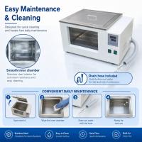 China Cenlee Thermostatic Water Bath with Circulating Pump 304 Stainless Steel LED Display RT+5-100C for School Chemistry Teaching Lab for sale