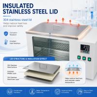 China Cenlee Laboratory Circulating Water Bath Double Viewing Window 304 Stainless Steel Digital Thermostatic Bath for Sample Heating for sale