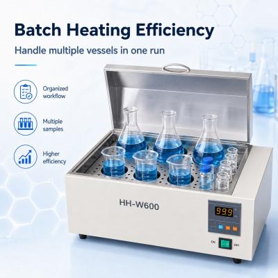 China Cenlee Laboratory Water Bath HH-W600 1500W Digital Thermostatic Stainless Steel for Distillation Drying Serum Test Custom OEM for sale