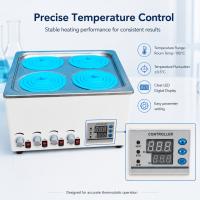 China High Quality Magnetic Stirring Water Bath Digital Temperature Control Stainless Steel Lab Stirrer Heater for School Research for sale
