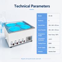 China High Quality Magnetic Stirring Water Bath Digital Temperature Control Stainless Steel Lab Stirrer Heater for School Research for sale