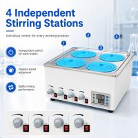 China High Quality Magnetic Stirring Water Bath Digital Temperature Control Stainless Steel Lab Stirrer Heater for School Research for sale