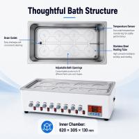 China Factory Direct Magnetic Stirring Water Bath Digital Temperature Stainless Steel Stirrer for Chemical Lab for sale