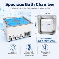 China CENLEE Thermostatic Water Bath Magnetic Stirrer Digital Display Anti-Corrosion Steel for Clinical Lab for sale
