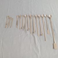 China 20/30cm Lab Use Stainless Steel Medicinal Spoon Spatula Sampling Spoon Scoop Mixing Spatula for Lab Consumables for sale