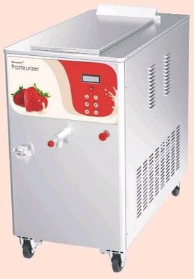 China Milk Ice Cream Mix Pasteurizer Commercial Refrigerator Freezer 730x1225x1087mm 6KW for sale
