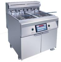 China 2 Tank Electric Digital Fryer 4 Basket With Filter , 380V / 36KW for sale