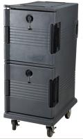 China PE / PU Double Wall Food Carriers Ultra Carts Food Pan 508*700*1200mm for sale