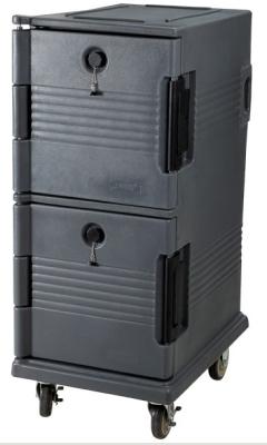 China PE / PU Double Wall Food Carriers Ultra Carts Food Pan 508*700*1200mm for sale
