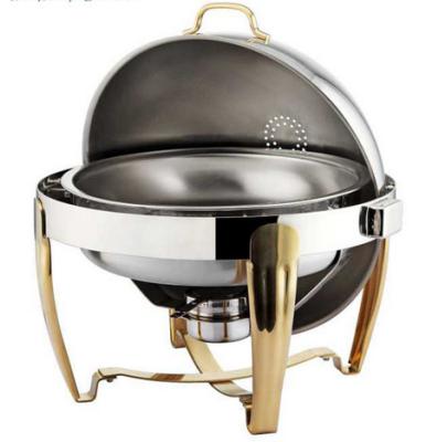 China 480*458*460mm Stainless Steel Cookwares Round Roll Top Cheffing Dishes 6.8L SO/CE for sale