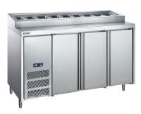 China +6℃ to 0℃ Pizza Commercial Refrigerator Freezer 400L Air Cooling Food Case for sale
