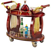 China Annatto Hotel Liquor Trolley C-90 Room Service Equipments 980*560*860mm for sale