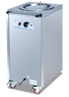 China Electric Plate Warmer Cart Single Head Commercial Kitchen Equipments 450*485*770mm for sale