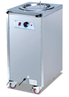 China Electric Plate Warmer Cart Single Head Commercial Kitchen Equipments 450*485*770mm for sale