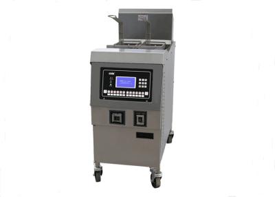 China Meat Donut Potato 25L Electric Automatically Lift Open Fryer 1 Year Warranty for sale