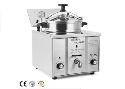 China 16L Table Top Pressure Fryer / Commercial Kitchen Equipment With International Patent for sale