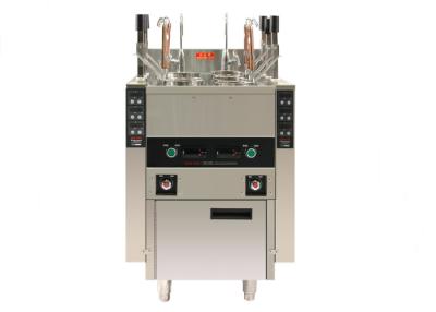 China 6 Baskets Free Standing Auto Lift Up Noodle Cooker / Commercial Kitchen Equipment for sale