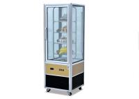 China CP-400 Four Sides Glass Cake Display Cooler / Commercial Refrigerator Freezer for sale