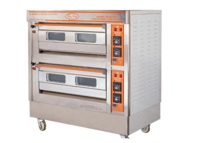 China QL-4A Two Deck Gas Oven / Commercial Electric Baking Ovens With Automatic Protection Devices for sale