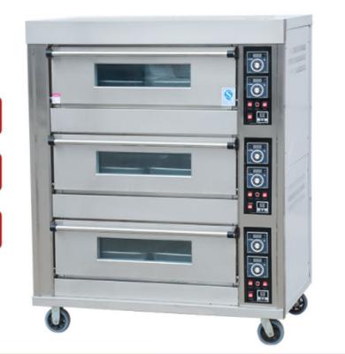 China 120Kg Electric Gas Commercial Baking Oven Timing Temperature Control 600*400mm for sale