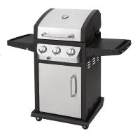 China Barbecue Outdoor Kitchen Equipment 3 Burners Portable LP Propane Gas Grill for sale