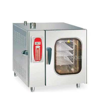 China JUSTA EWR-06-11-H Electric Baking Ocen 6-Tray Combi Steamer 380V / 50Hz for sale