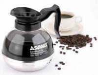 China Sunnex Steel Bottom Coffee Decanter Glass Kettle Stainless Steel Cookwares for sale