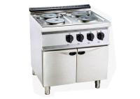 China Electric 4 Hot Plate Cooker professional kitchen equipment With Cabinet 800*700*920mm for sale