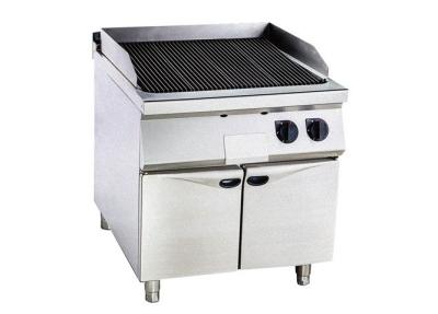 China Cabinet Western Kitchen Equipment Gas Lava Rock Grill CE certification for sale