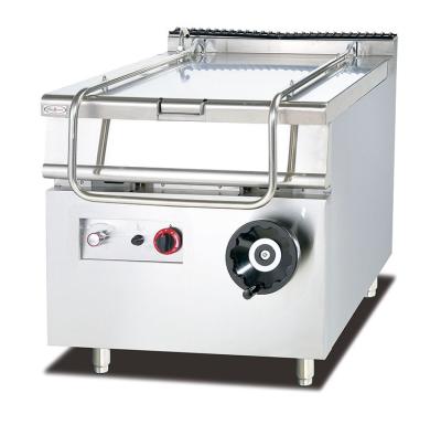 China 5 Star  Hotel Kitchen 100L Gas Tilting Braising Pan Restaurant Kitchen Equipment for sale