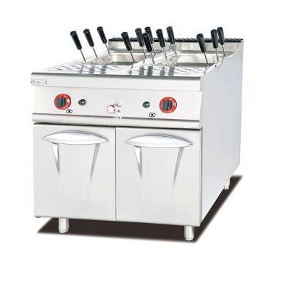 China Gas Pasta Cooker With Cabinet Western Noodle Fast Cooking Kitchen Equipment for sale