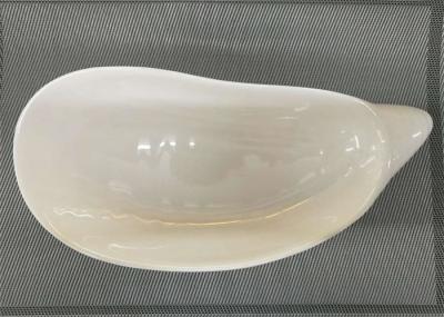 China White Melamine Dinnerware Trumpet - Shell - Shape Dish Length 25cm Weight 405g for sale