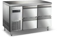 China Energy-Saving Stainless Under-Counter Drawer Deep Freezer 400L For Frozen Food for sale