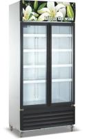China Commercial Refrigerator Freezer LC-1000M2F , Vertical Showcase With Glass Door for sale