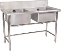 China Stainless Steel Double Compartment Sink for sale