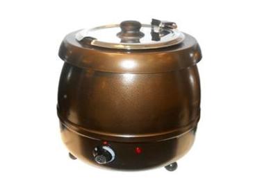 China Cast Iron Black Soup Kettle 10L With Over-heating Protection for Kitchen AT51588 for sale
