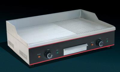 China Countertop Commercial Electric Griddle 4KW With Hot Plate For Restaurant Kitchen for sale