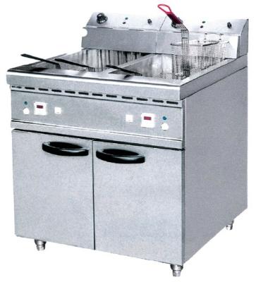 China Electric Two Tank Fryer With Cabinet for sale