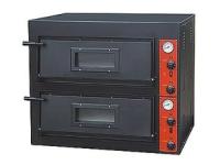 China Black Painting Electric Pizza Baking Oven With 2 Layer 2 Tray 910x820x750mm for sale