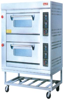 China Gas 220V Electric Baking Ovens RQL-24BQ With Two Layer For Commercial Kitchen for sale
