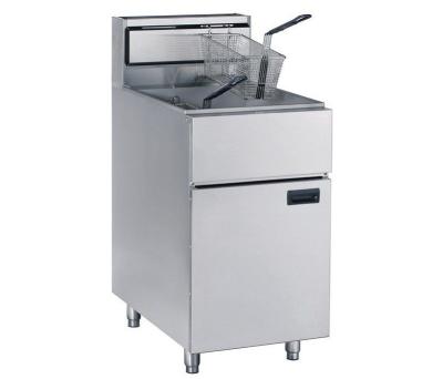 China JUSTA Single Vat 2 Basket Commercial Kitchen Gas Deep Fryer ZH-RF-2 for sale