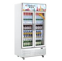 China Dukers Commercial Refrigerator Freezer Fan Cooling Upright Showcase for sale