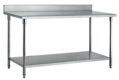 China Kitchen Work Table With Under Shelf Stainless Steel Catering Equipment 1000*700*850mm for sale